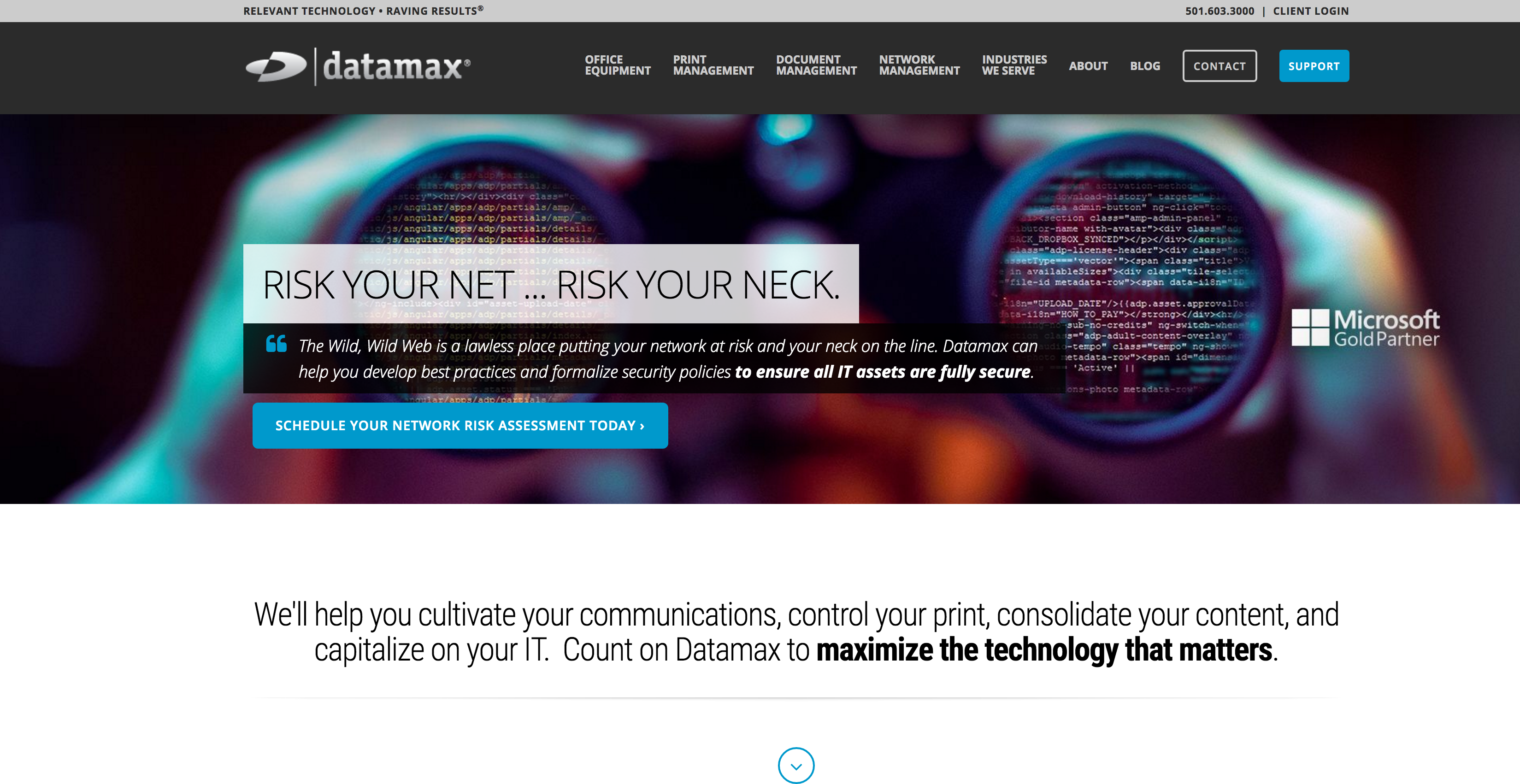 Datamax of Arkansas Launches New, Customer-Focused Website - Industry ...